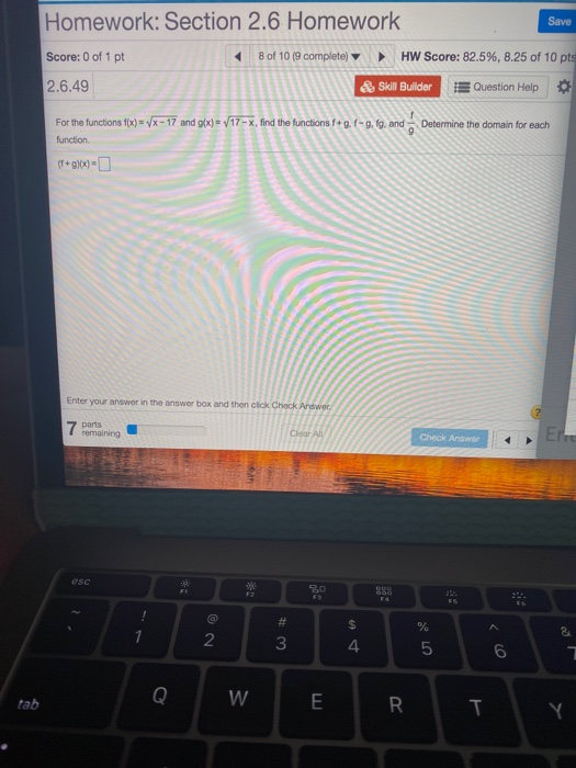 Solved Homework Section 2 6 Homework Save Score 0 Of 1 Pt