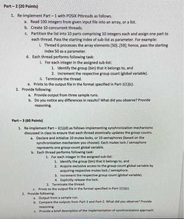 Solved i did part 2, but need help with part 3. needs to be | Chegg.com