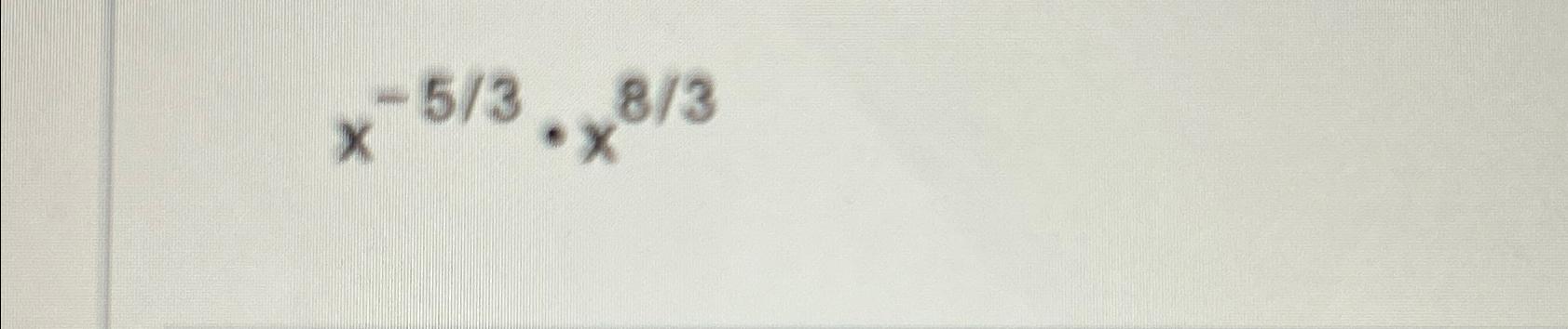 Solved x-53*x83 | Chegg.com