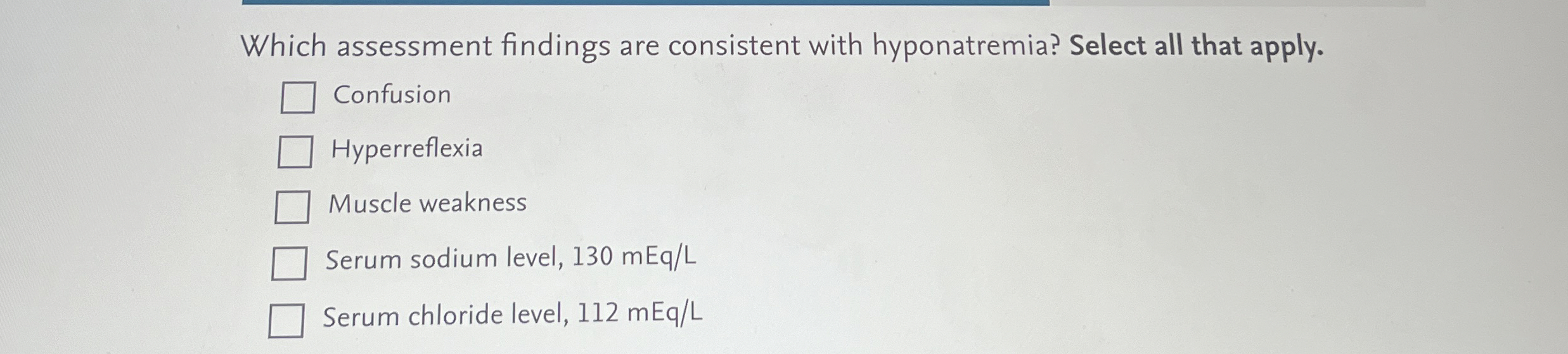 Solved Which assessment findings are consistent with | Chegg.com