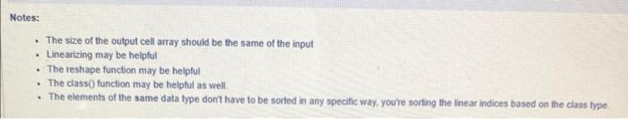 Solved Function Name Organizethesecells Inputs1 1 