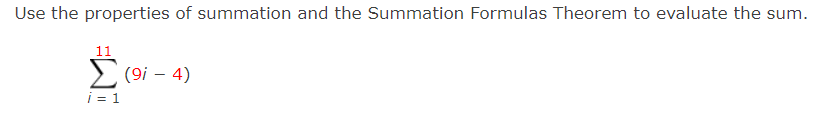Solved Use The Properties Of Summation And The Summation