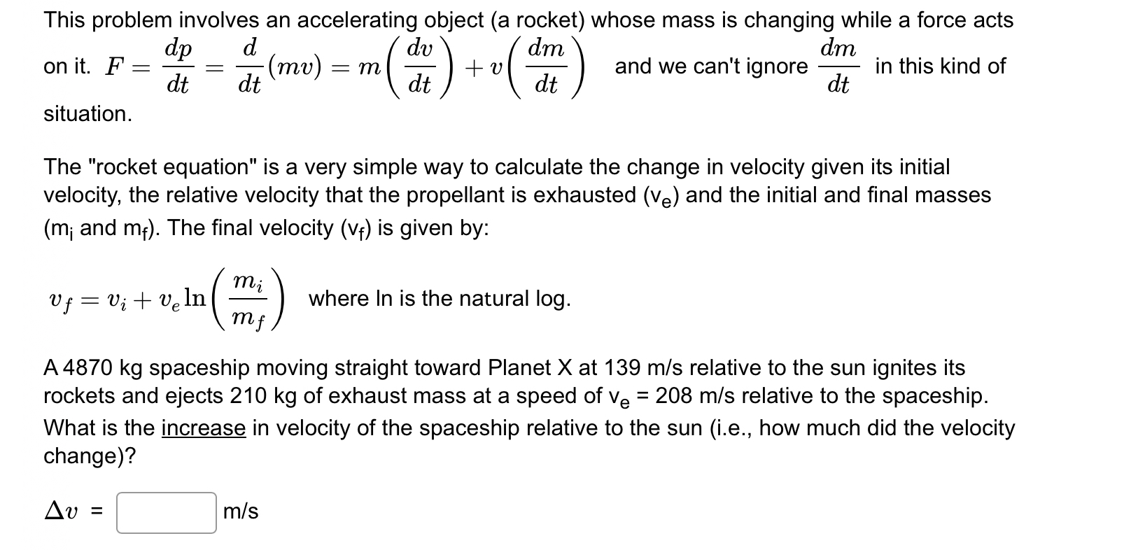 Solved This problem involves an accelerating object (a | Chegg.com