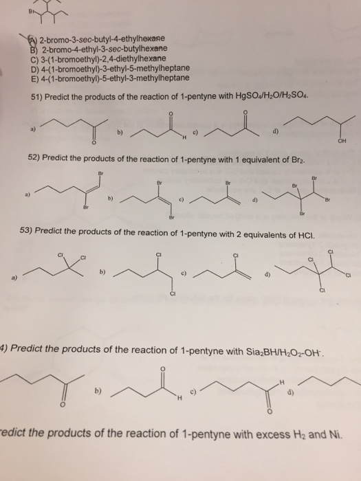Solved A) 2-bromo-3-sec-butyl-4-ethylhexane B) | Chegg.com