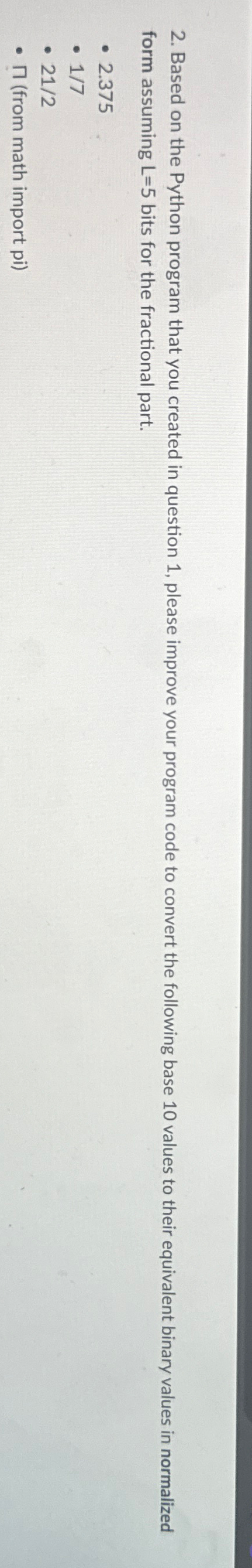 Solved Based on the Python program that you created in | Chegg.com