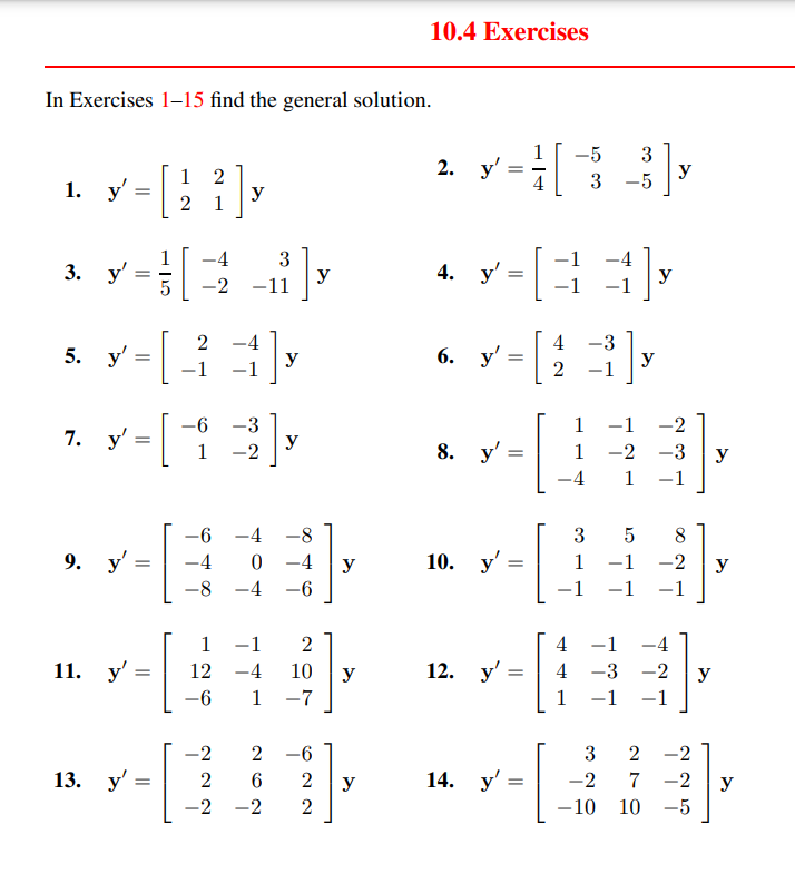 Solved please solve problem 14. Show all work. (Eigenvalues | Chegg.com Solved please solve problem 14. Show all work. (Eigenvalues | Chegg.com