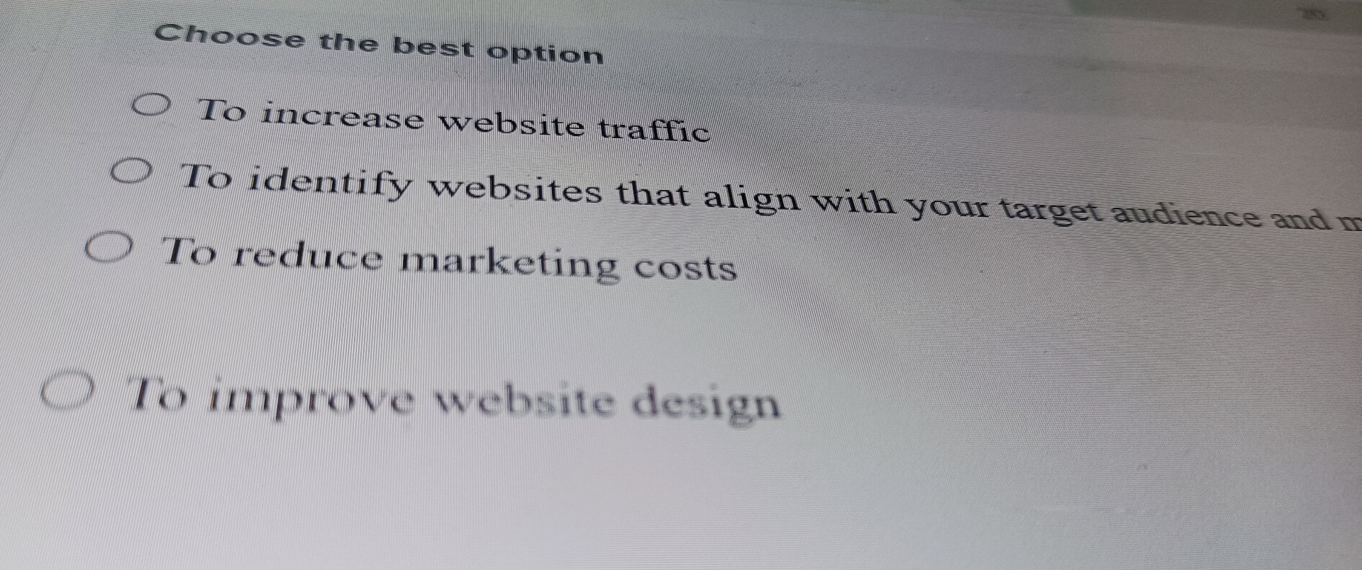 Solved What is the primary goal when finding suitable | Chegg.com