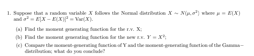 Solved Suppose that a random variable x ﻿follows the Normal | Chegg.com