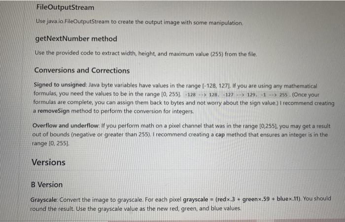Solved FileOutputStream Use java.io.FileOutputStream to | Chegg.com