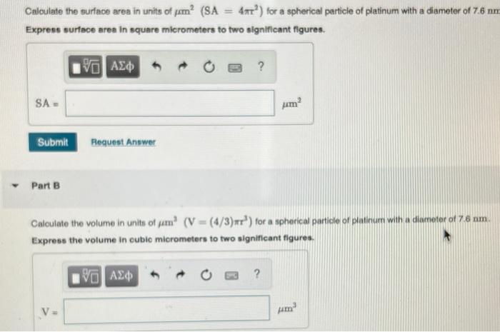 [Solved]: Catalytic converters use nanoscale particles of p