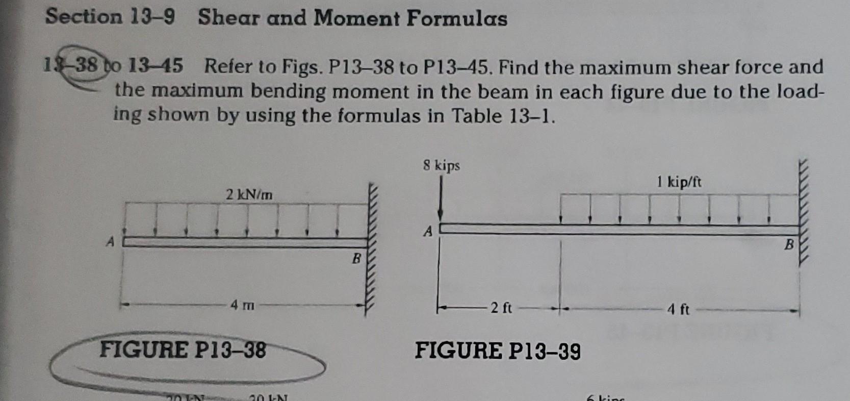 Solved 38 to 13−45 Refer to Figs. P13-38 to P13-45. Find the | Chegg.com