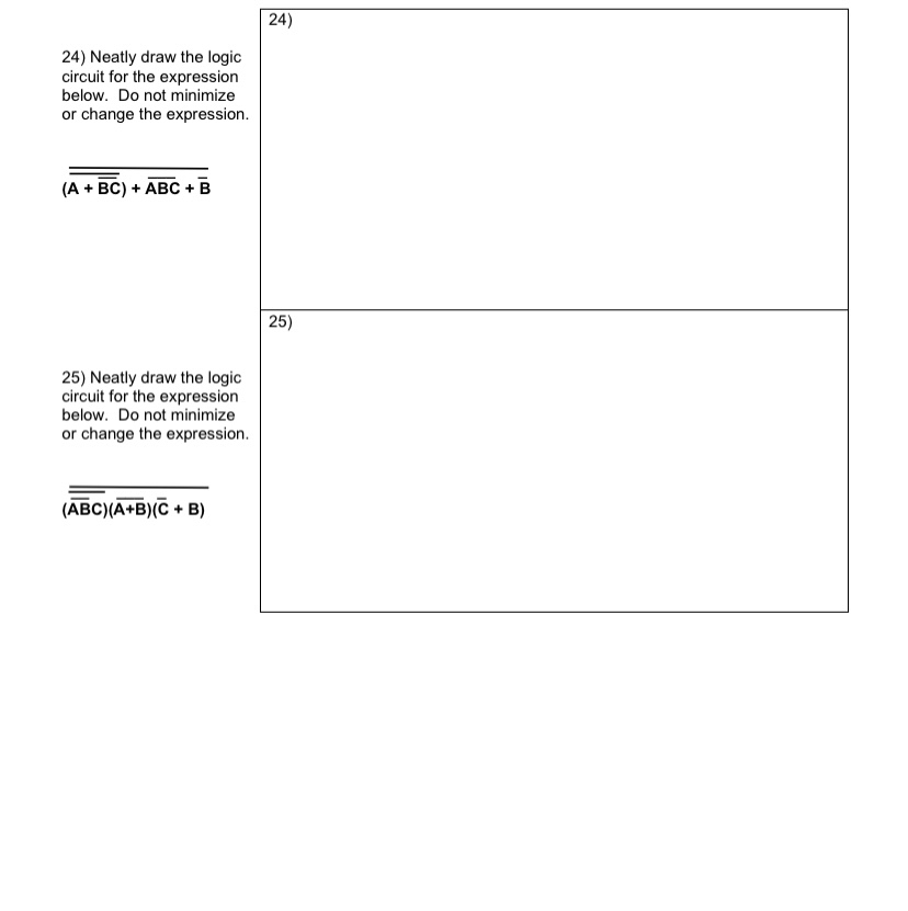 Solved Neatly draw the logiccircuit for the expressionbelow. | Chegg.com
