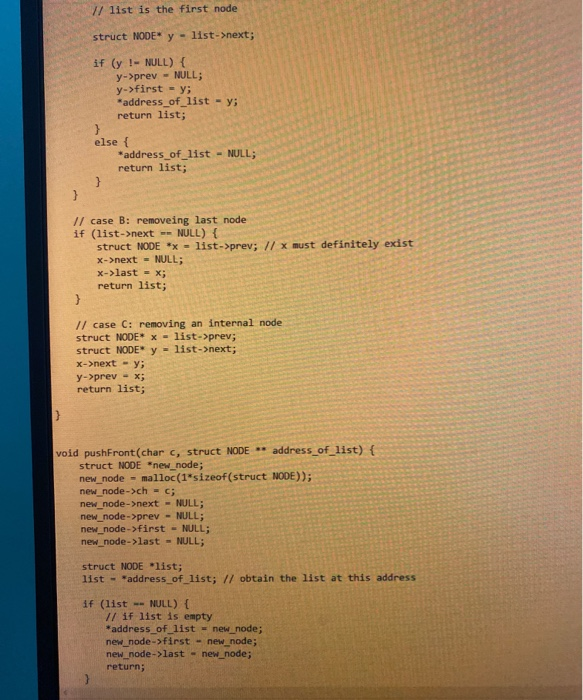 Solved // Multipointerlist.c #include #include #include | Chegg.com