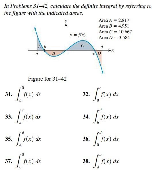 Solved In Problems 31-42, calculate the definite integral by | Chegg.com