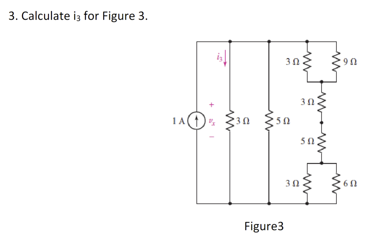 Solved Calculate i i3 ﻿for Figure 3.Figure3 | Chegg.com