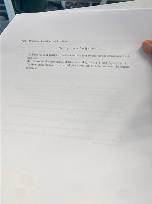 Solved Q6 (10 points) Consider the function | Chegg.com Solved Q6 (10 points) Consider the function | Chegg.com