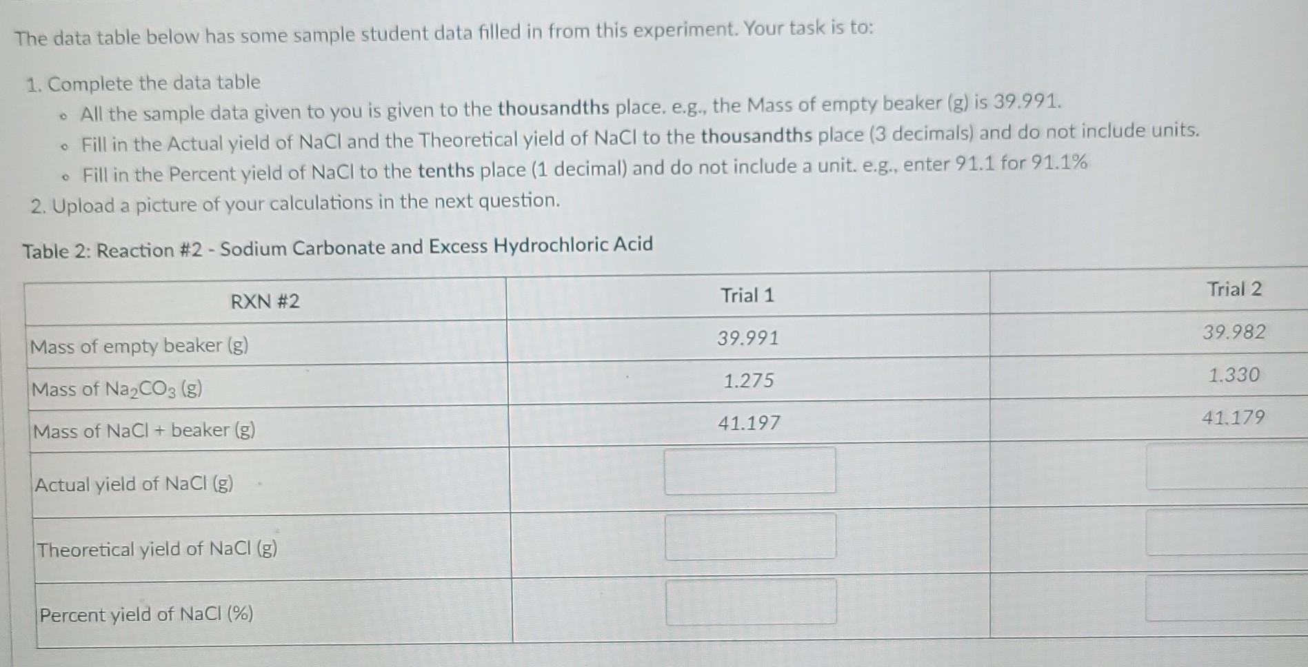 Solved The data table below has some sample student data | Chegg.com