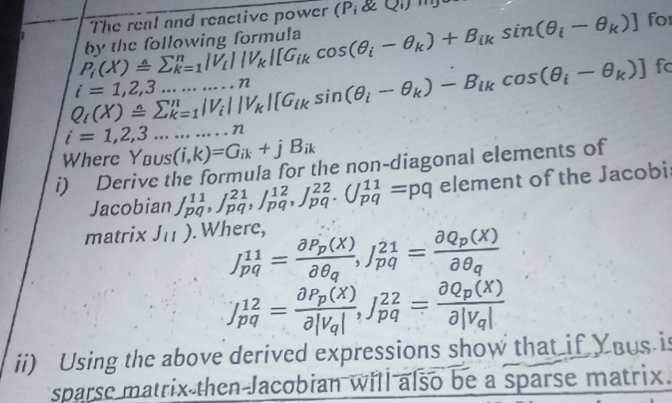 Solved The real and reactive power by the following | Chegg.com