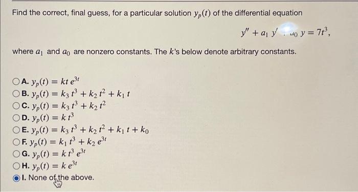 Solved Find the correct, final guess, for a particular | Chegg.com