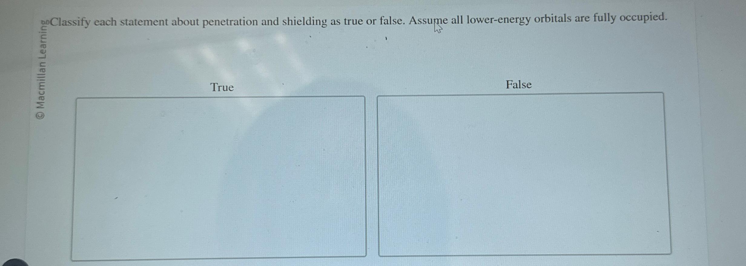 Solved ?00 ﻿Classify each statement about penetration and | Chegg.com