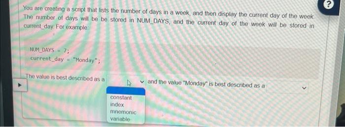 Solved You are creating a script that lists the number of | Chegg.com
