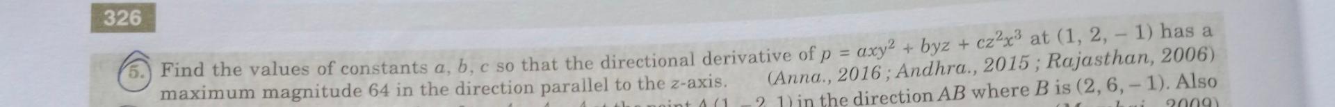 Solved 326 С 5 Find the values of constants a, b, c so that | Chegg.com