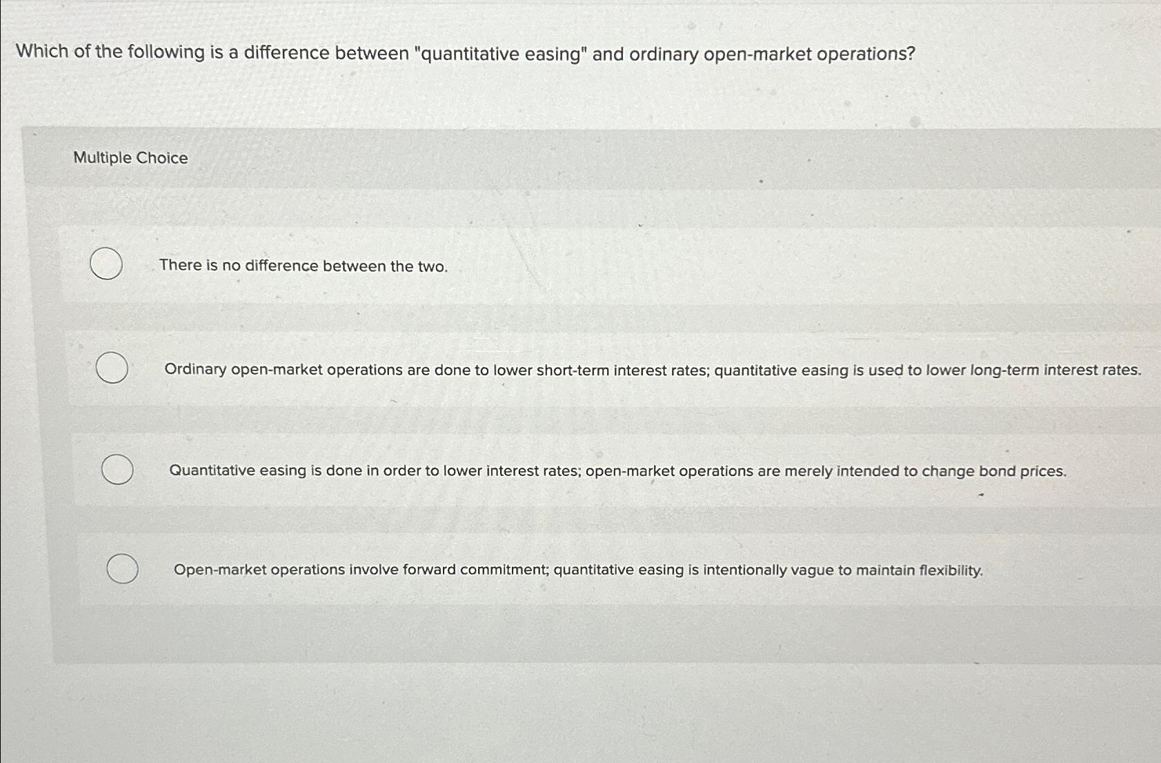 Solved Which of the following is a difference between | Chegg.com