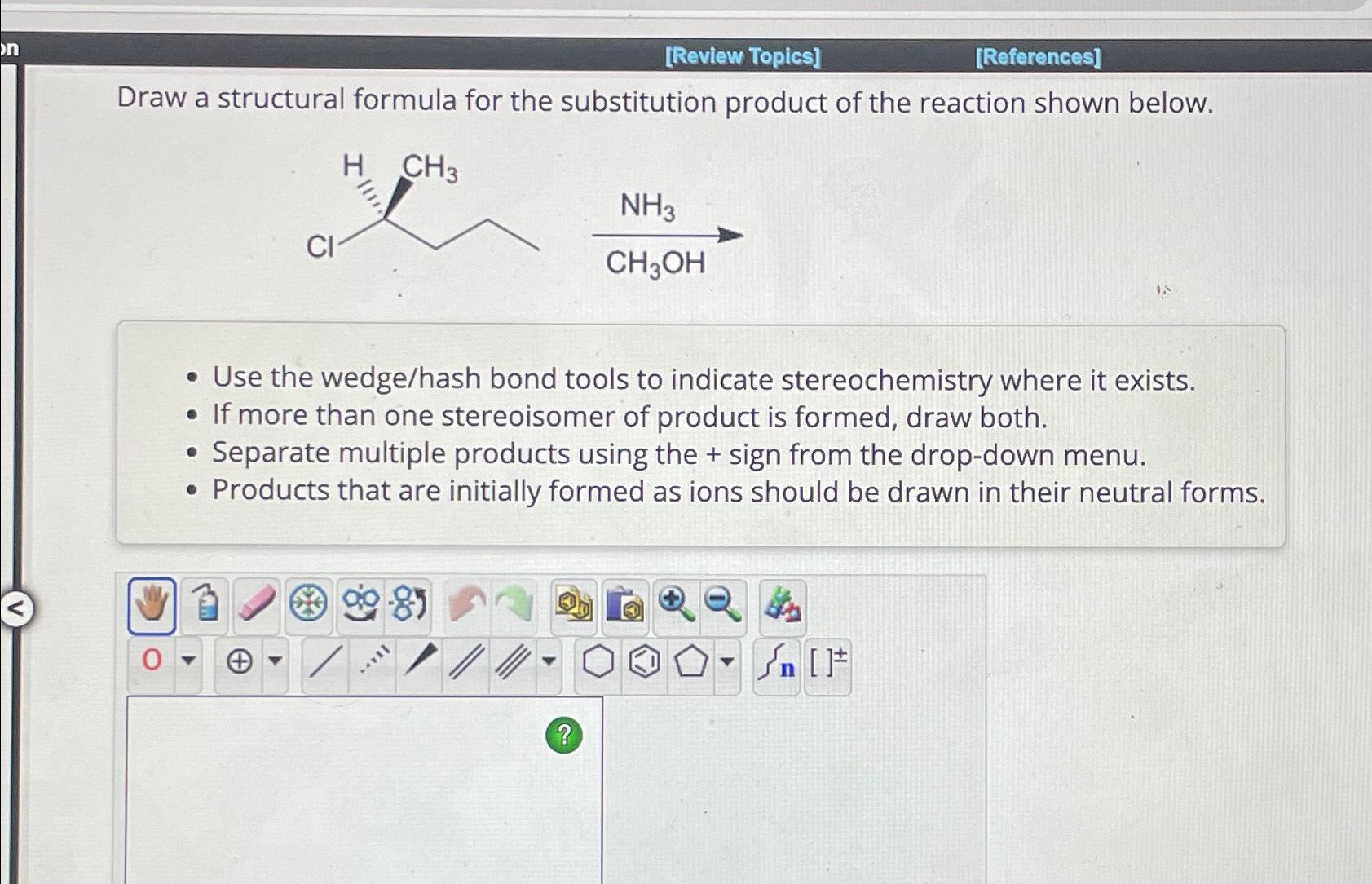 Solved [Review Topics][References]Draw a structural formula | Chegg.com