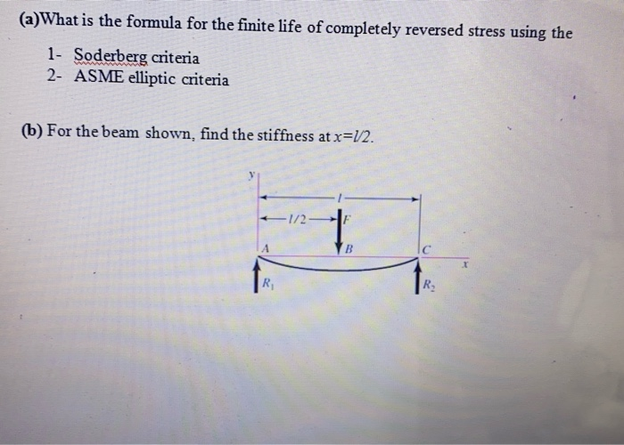 Solved (a)What is the formula for the finite life of | Chegg.com