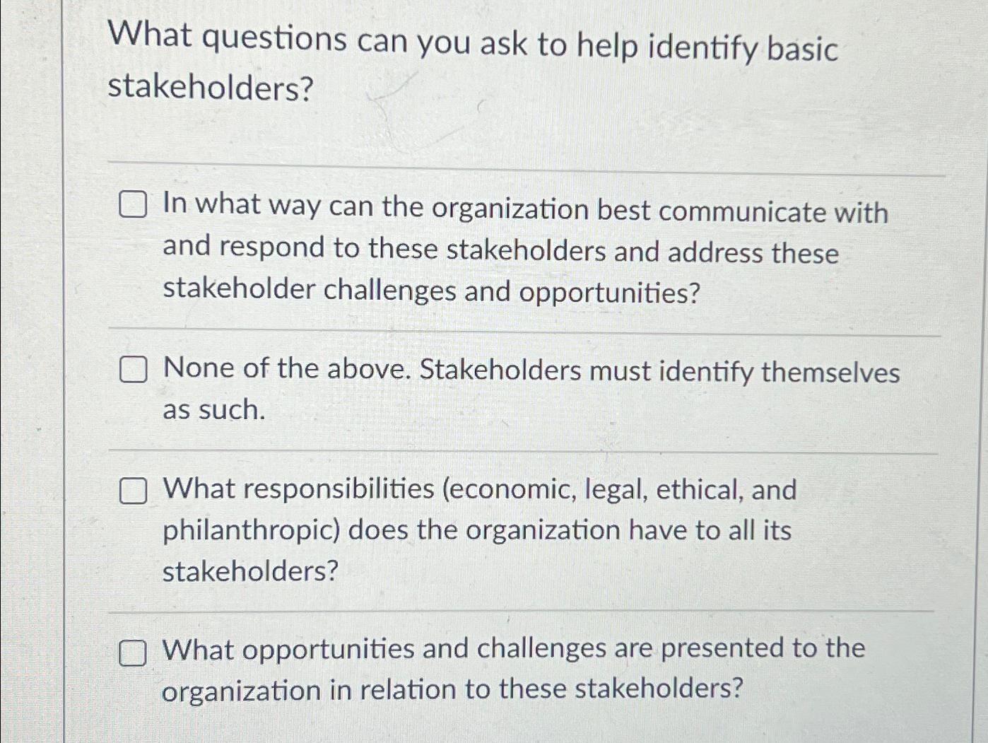 Solved What questions can you ask to help identify basic | Chegg.com