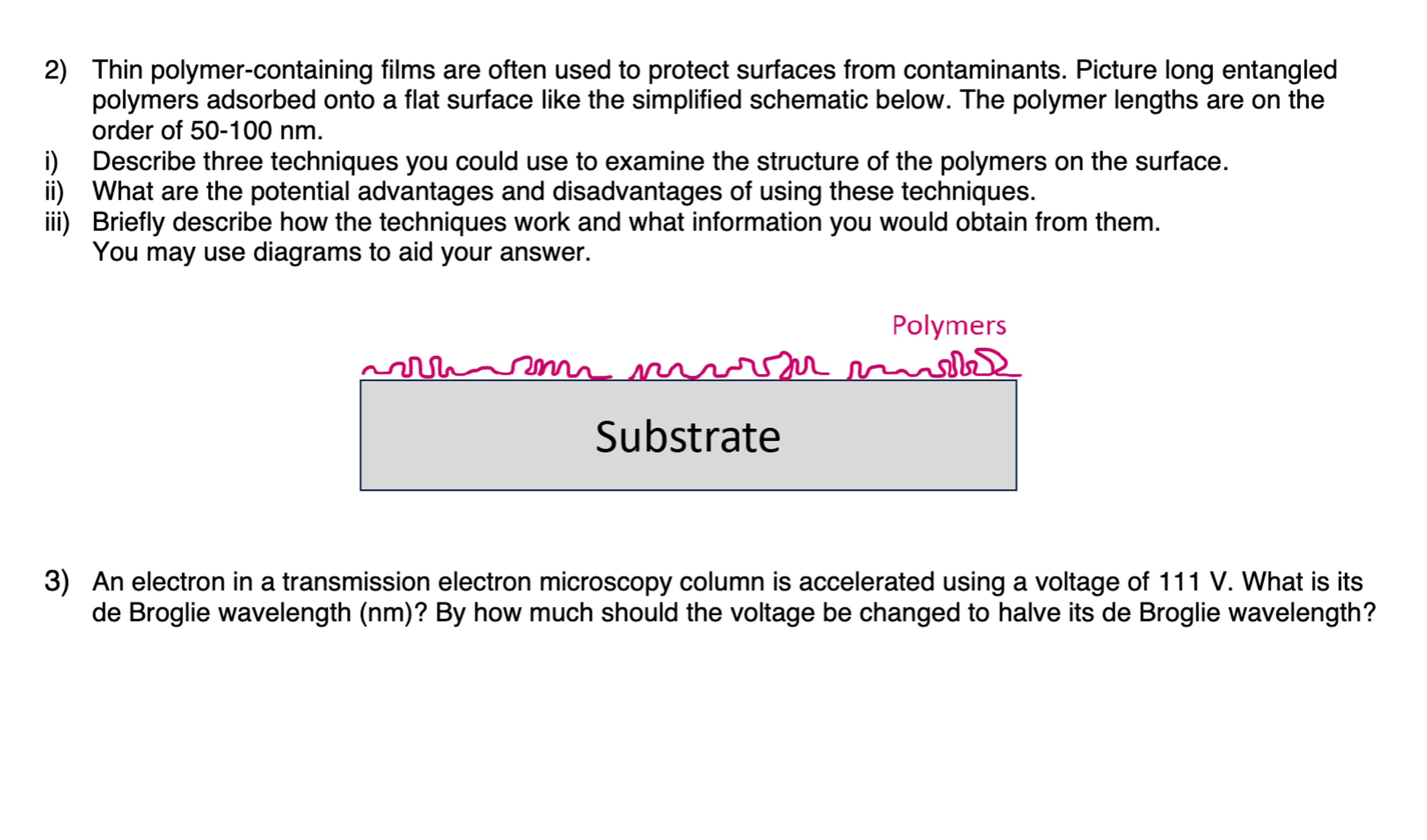 Solved Thin polymer-containing films are often used to | Chegg.com