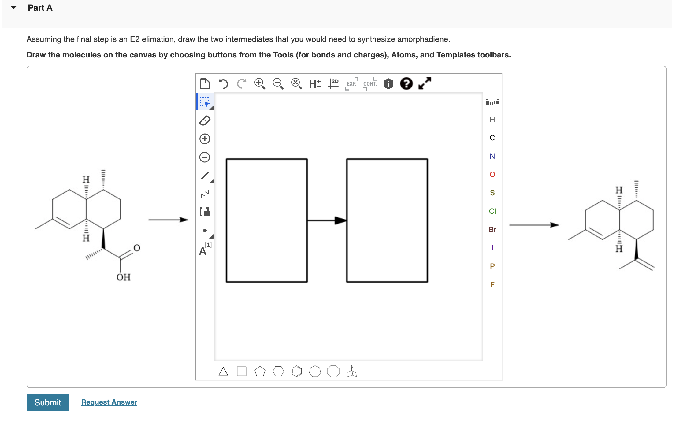 Solved Part AAssuming the final step is an E2 ﻿elimation, | Chegg.com