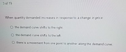 3 ﻿of 19When quantity demanded increases in response | Chegg.com