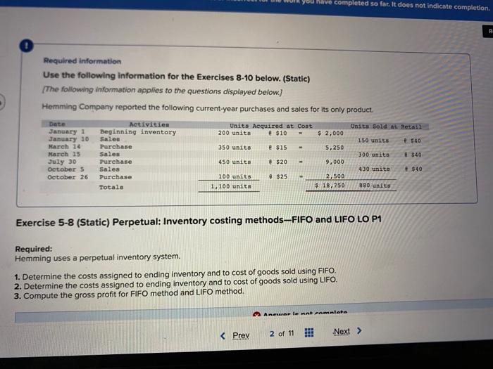 Solved Required information Use the following information | Chegg.com