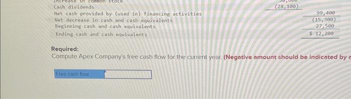 Solved Exercise 13-3 (Algo) Calculating Free Cash Flow | Chegg.com