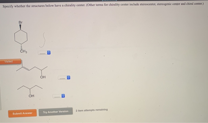 Solved Specify whether the structures below have a chirality | Chegg.com