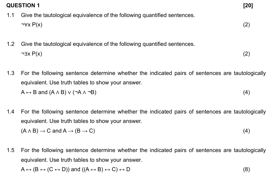 Solved QUESTION 2[12]Study the table below and, translate | Chegg.com