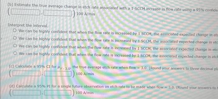 Solved the etching mechasism and etch nate (y, in 100 N | Chegg.com