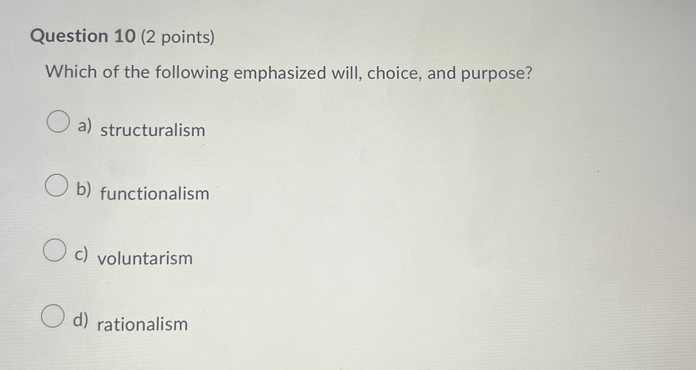 Solved Question 10 (2 points)Which of the following | Chegg.com Solved Question 10 (2 points)Which of the following | Chegg.com