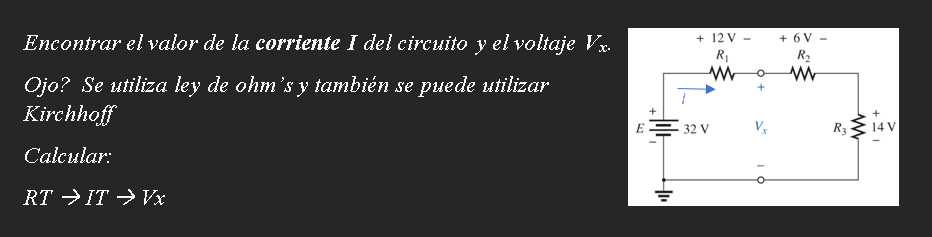 Solved Encontrar el ﻿valor de la ﻿corriente I del circuito | Chegg.com