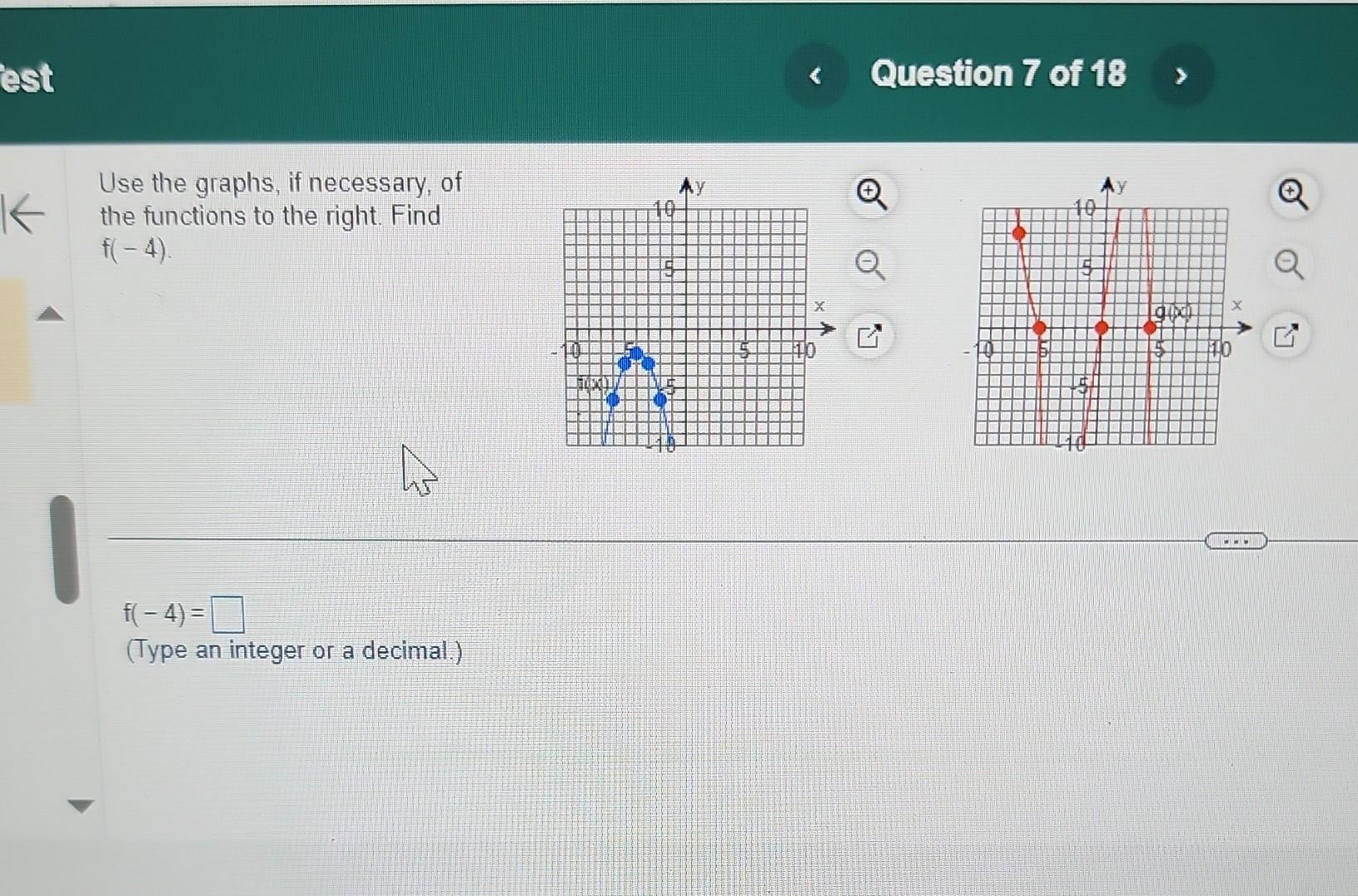 Use the graphs, if necessary, of the functions to the | Chegg.com
