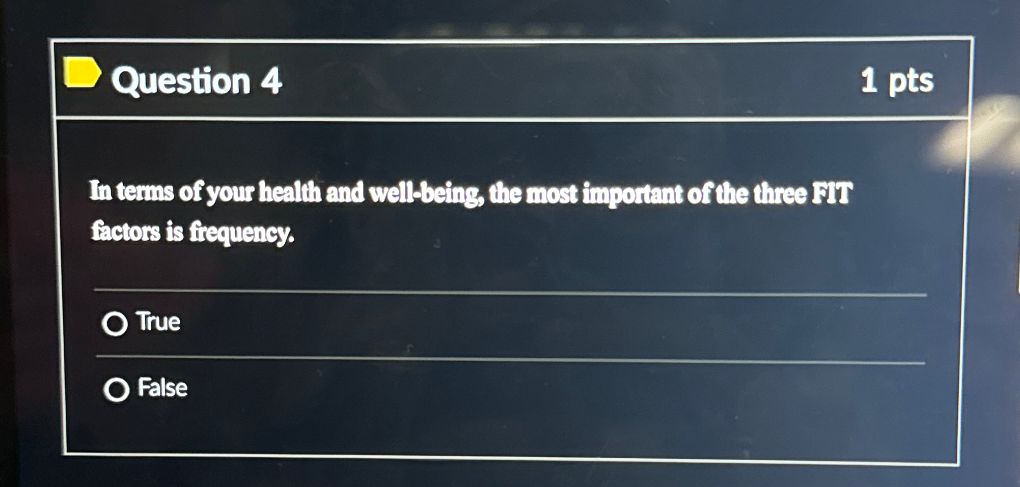 Solved Question 41 ﻿ptsIn terms of your health and | Chegg.com