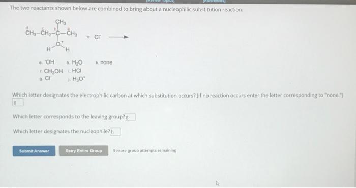 Solved The two reactants shown below are combined to bring | Chegg.com