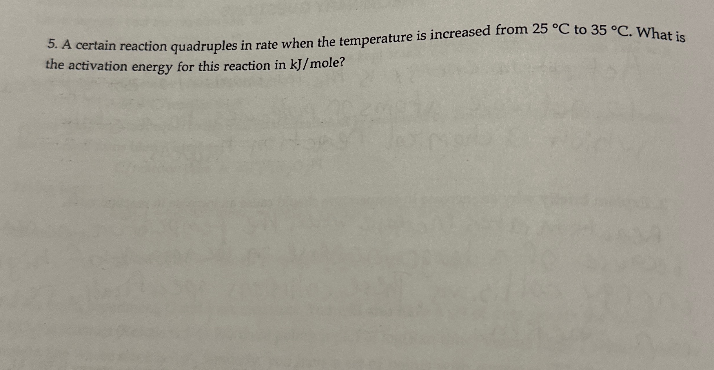 Solved A certain reaction quadruples in rate when the | Chegg.com