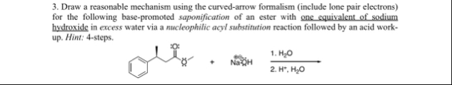 Solved Draw a reasonable mechanism using the curved-arrow | Chegg.com