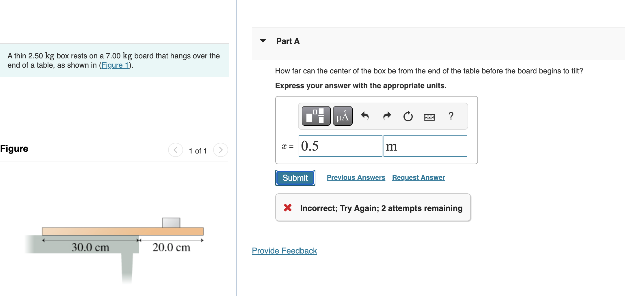 Solved A thin 2.50 ﻿kg box rests on a 7.00 ﻿kg board that | Chegg.com