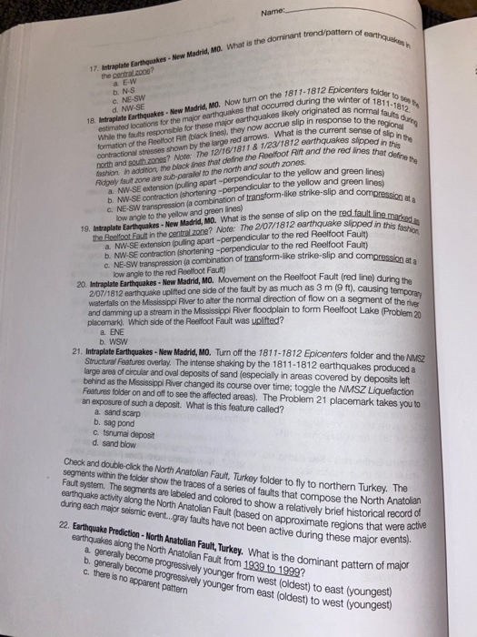 Google Earth - Open the 2 Exploring Geology Using | Chegg.com