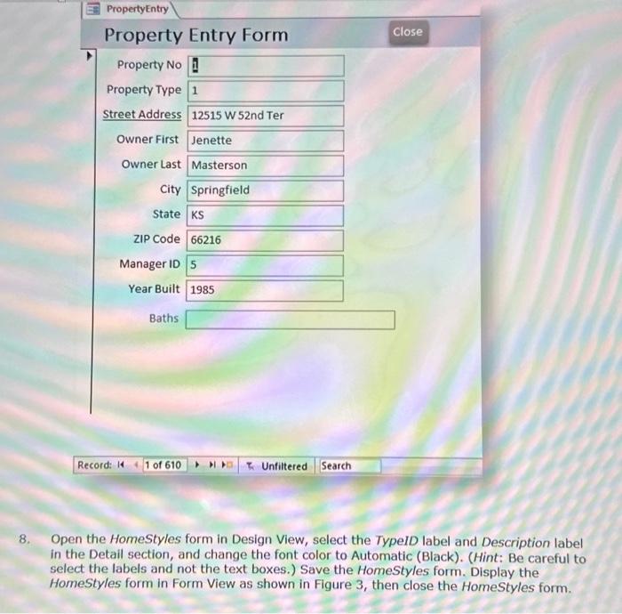 Solved PROJECT STEPS 1. Homestead Partners is a company that | Chegg.com