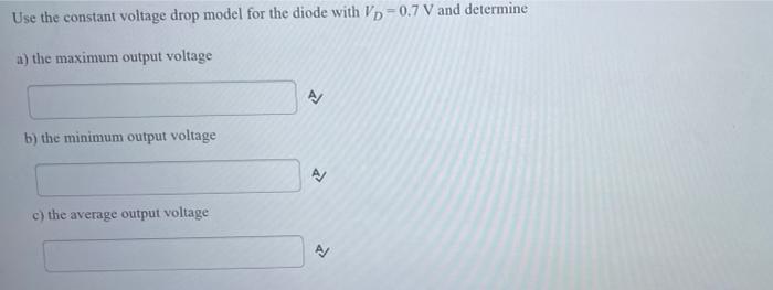 Solved + Vin C HH Vac Vin 15sin(2000xt) V The circuit shown | Chegg.com