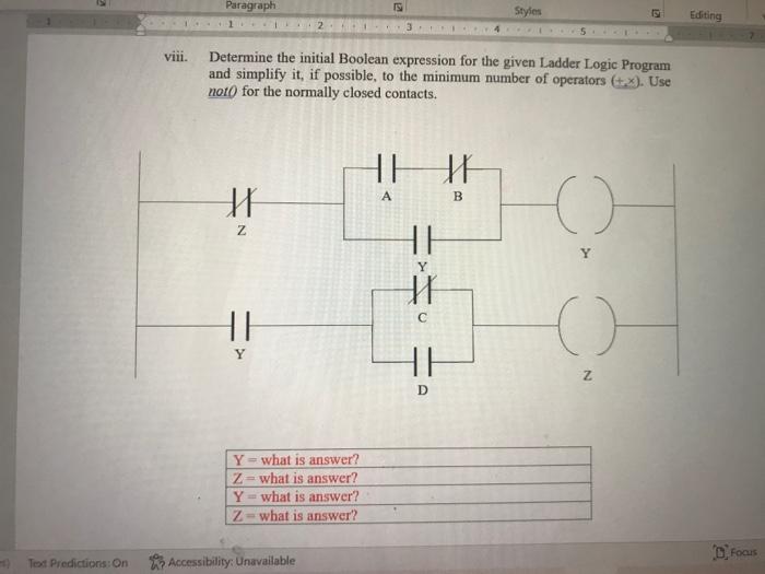 iii. Determine the initial Boolean expression for the | Chegg.com